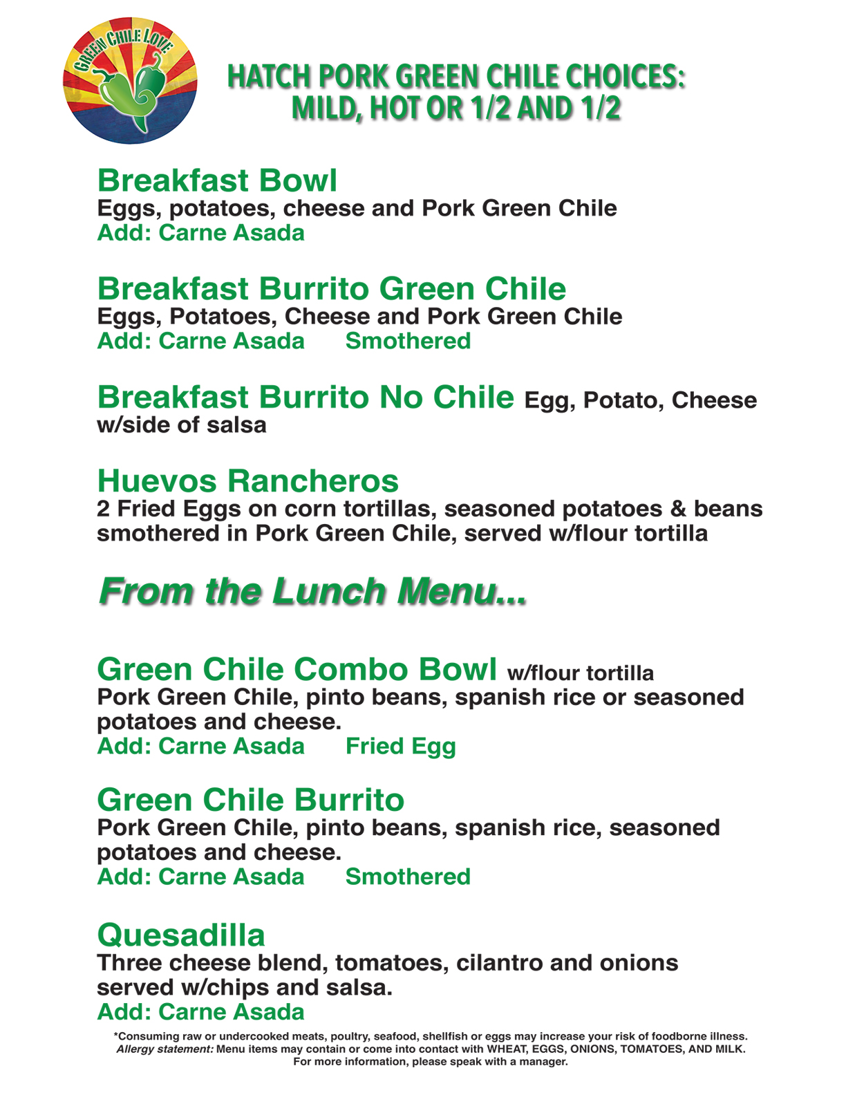 Green Chile Love Food Truck – Best Green Chile in Phoenix – Best Green ...